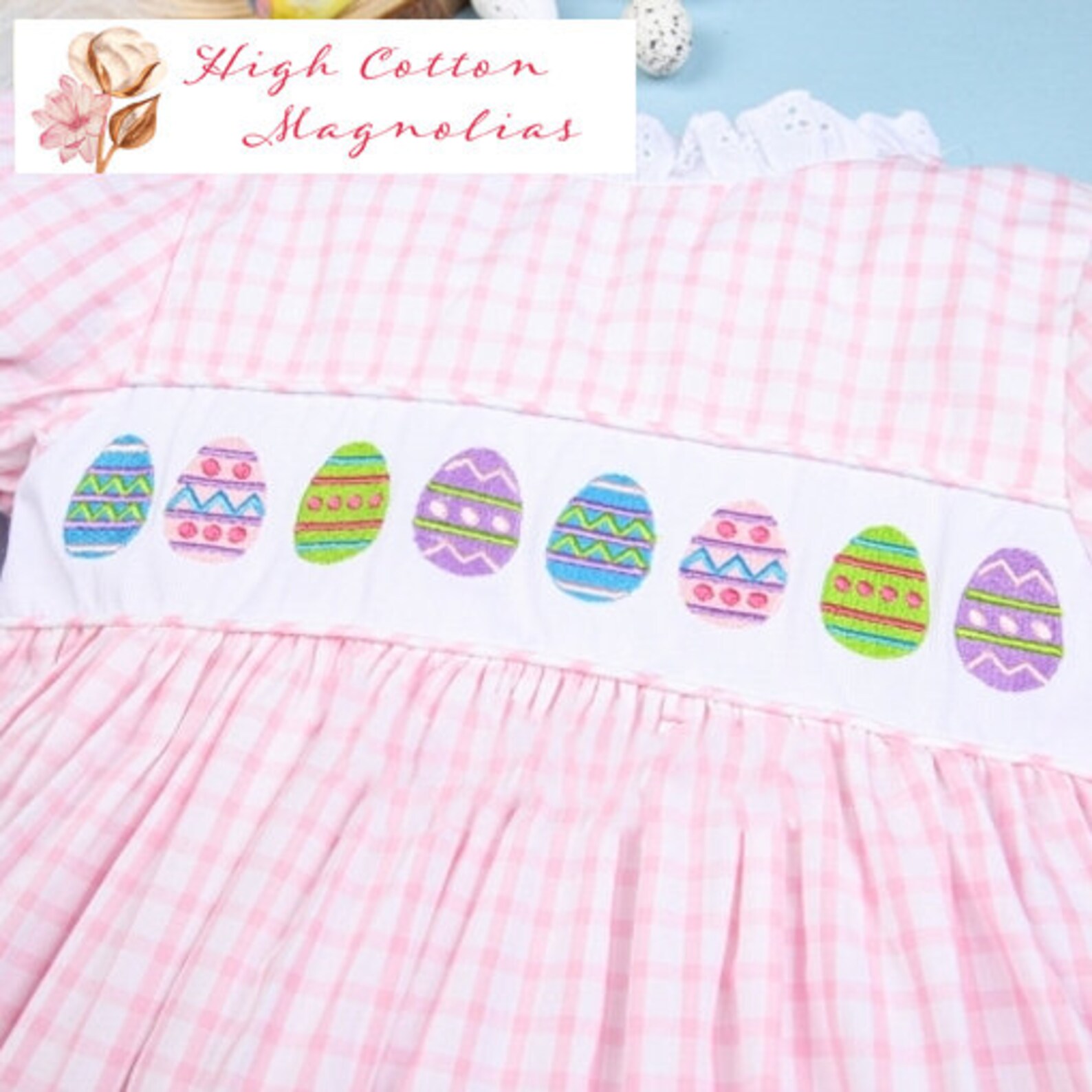 6T Hand-embroidered EASTER EGG DRESS Easter Outfit Toddler - Etsy