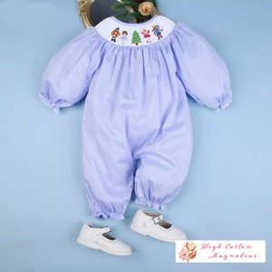 THE NUTCRACKER Hand-smocked Girl's Bishop Bubble Nutcracker Smocked ...