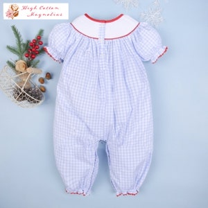 THE NUTCRACKER Hand-smocked Girl's Bishop Bubble Nutcracker Smocked ...