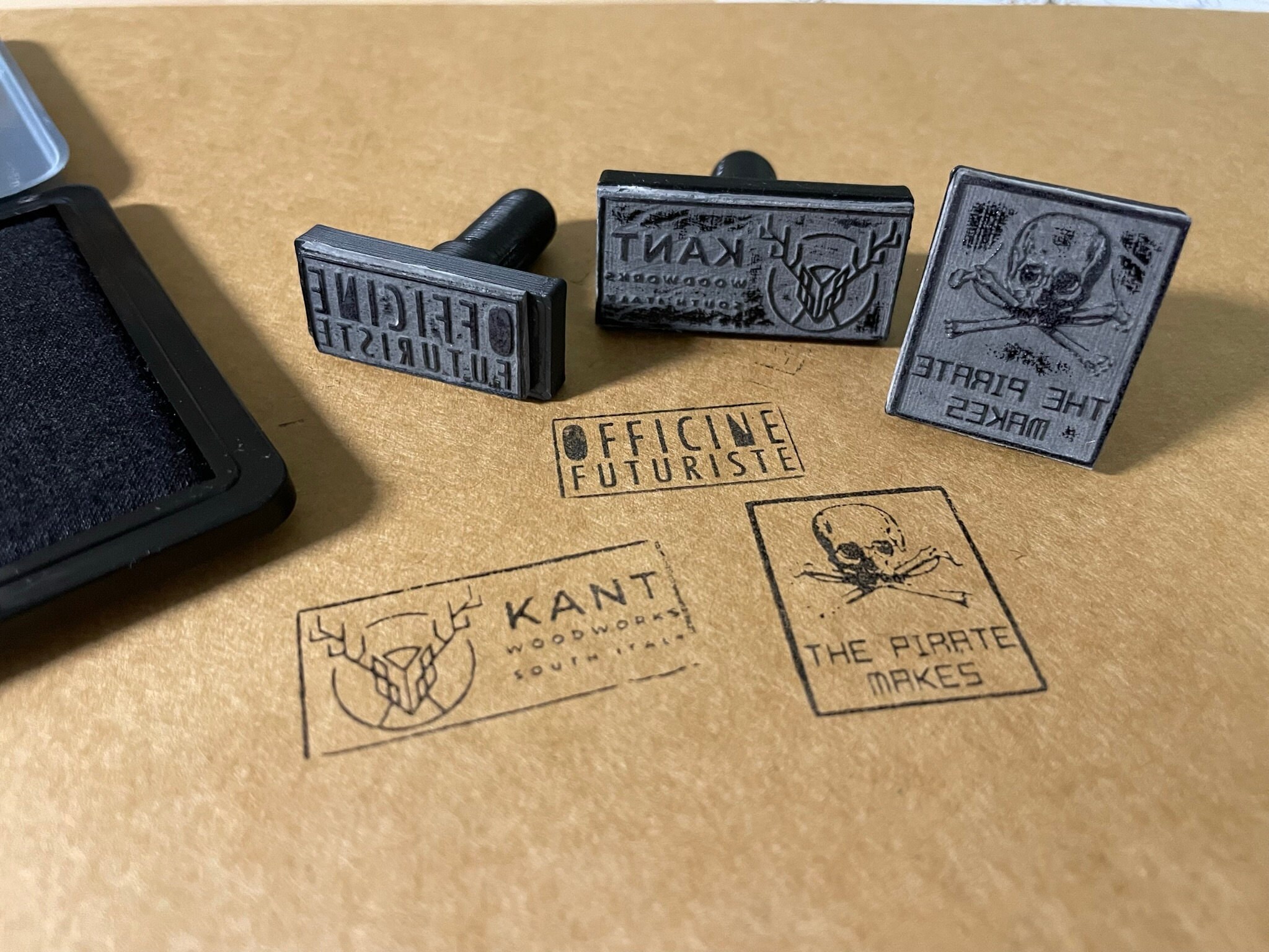 Benutzerdefinierter Logo-Stempel / Großer Stempel / Firmenstempel, für ...
