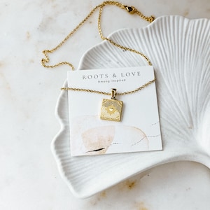 Hmong Inspired Motif Necklace, Gold Plated Fashion Necklace, Modern ...