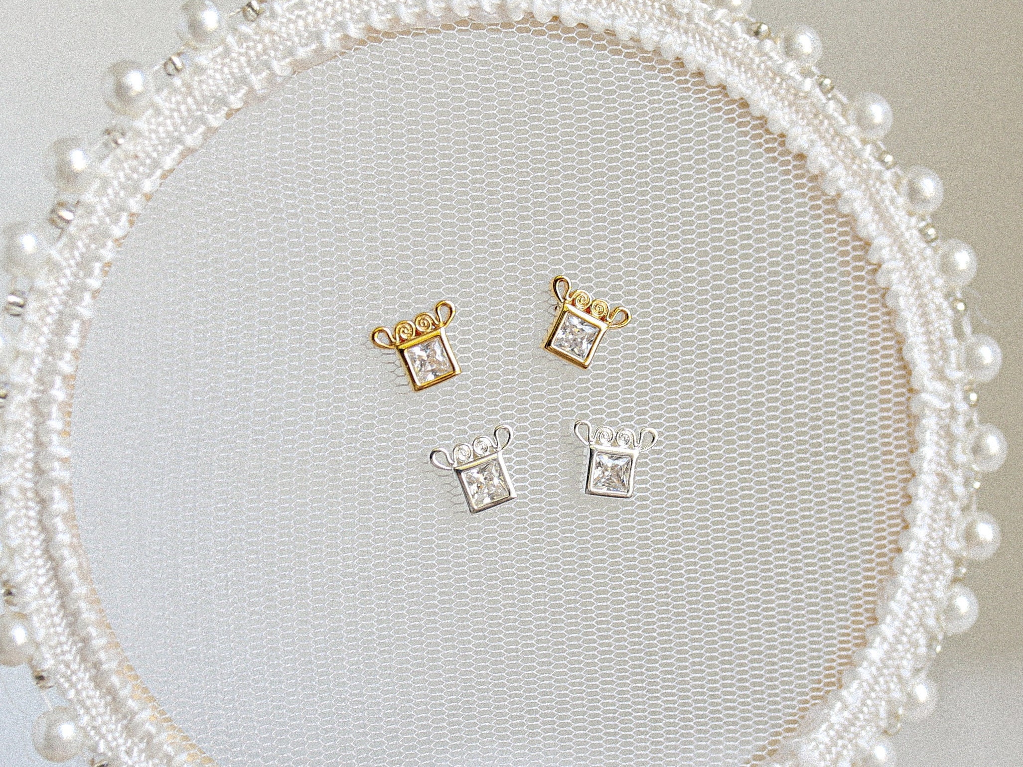 Dainty Hmong Phiaj Stud Earrings in Gold or Silver, Gift for Her ...