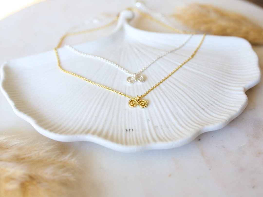 Hmong Necklace, Hmong Snail Motif Charm Necklace Hmong Motif Pendant ...