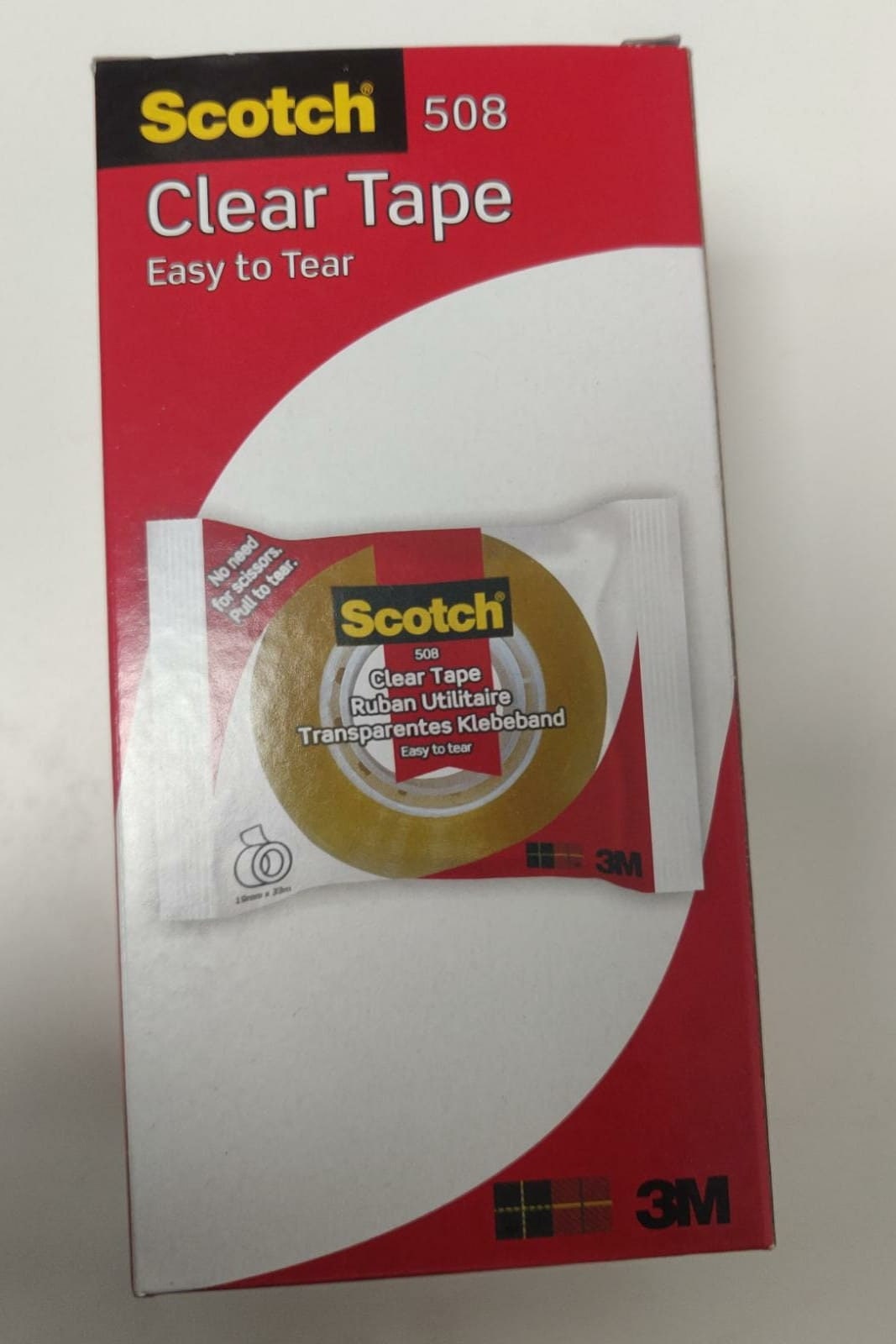 3M Scotch Clear Easy to Tear Tape 19mmx30m (pack of 8) - Etsy