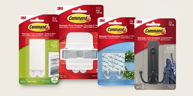 3M Command Strips 3M Clips, Hooks & Adhesive Strips. - Etsy UK