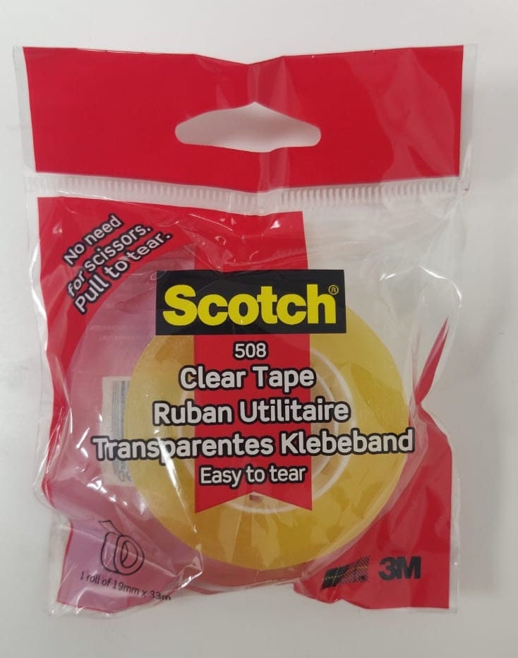 3M Scotch Clear Easy to Tear Tape 19mmx30m (pack of 8) - Etsy