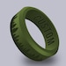 Wildfire Ring Forest Tree Personalized Silicone Beveled Ring Engraved ...