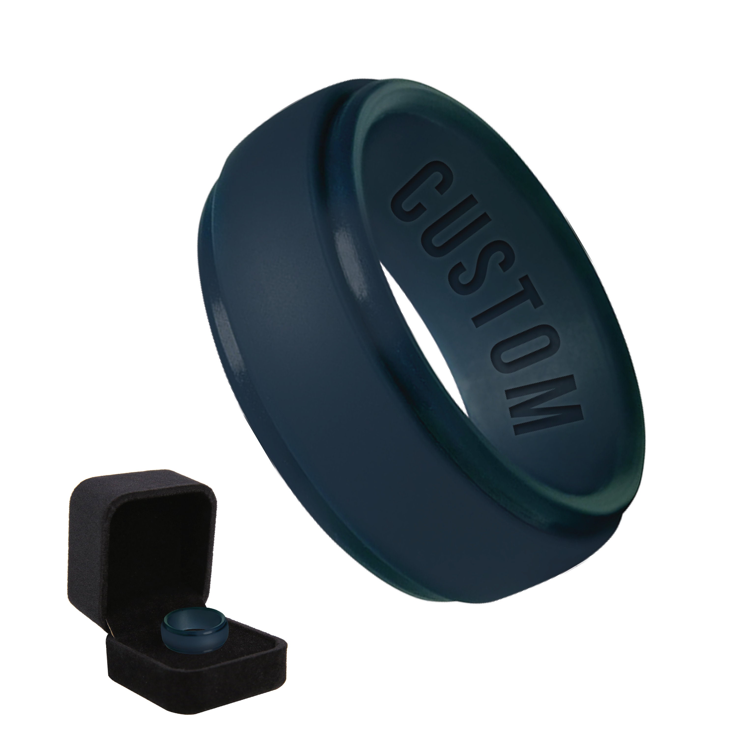 Wildfire Ring Personalized Silicone Ring Engraved for Men and | Etsy