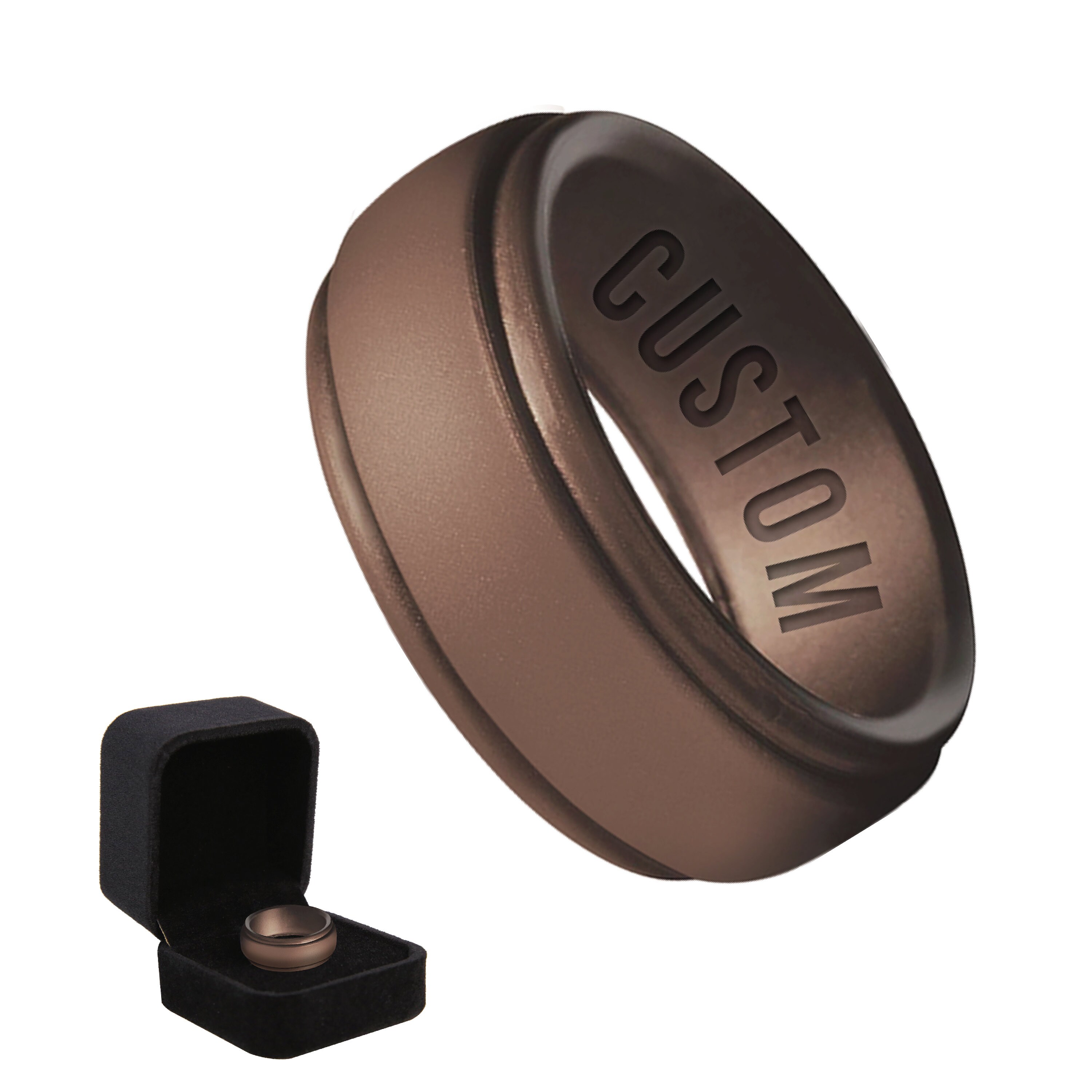 Wildfire Ring Personalized Silicone Ring Engraved for Men and | Etsy