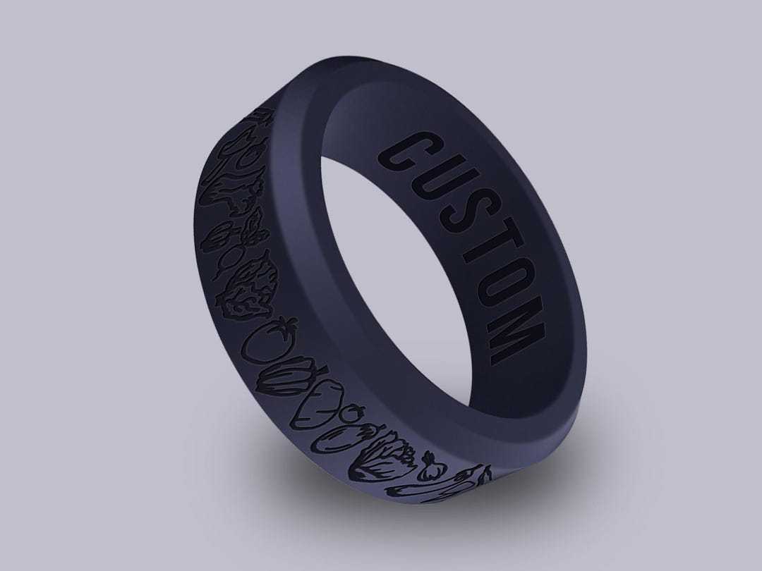 Wildfire Ring Western Vegetables Chef Ring Personalized Silicone ...
