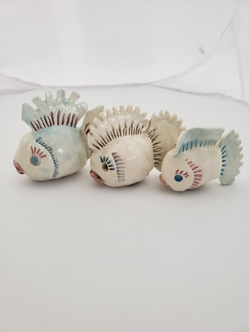 Local Florida Artist Trish Thompson Pottery Fish Art - Etsy