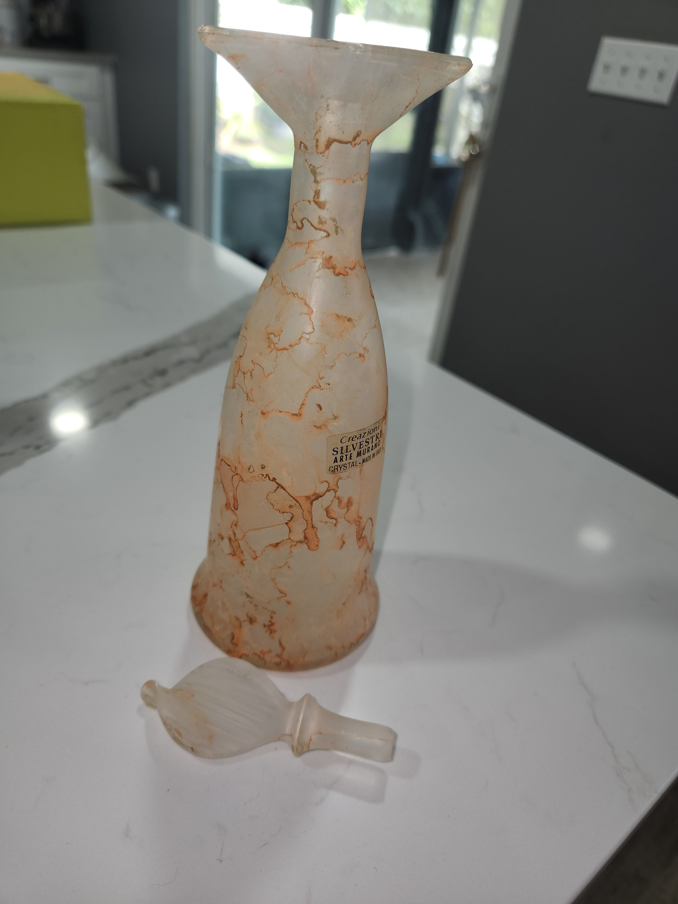 Vintage Creazioni Silvestri Arte Vase Bottle - Etsy