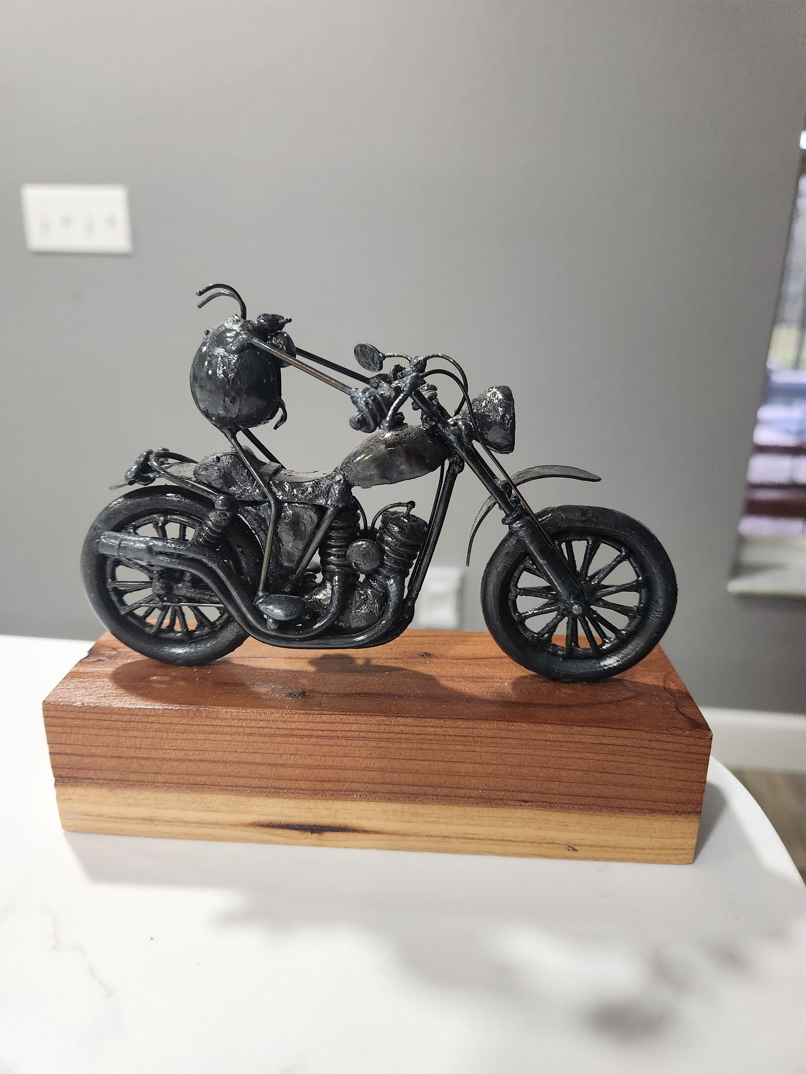 Vintage 1981 Greg Quayle Original Flea Quayle Metal Sculpture Flea on ...