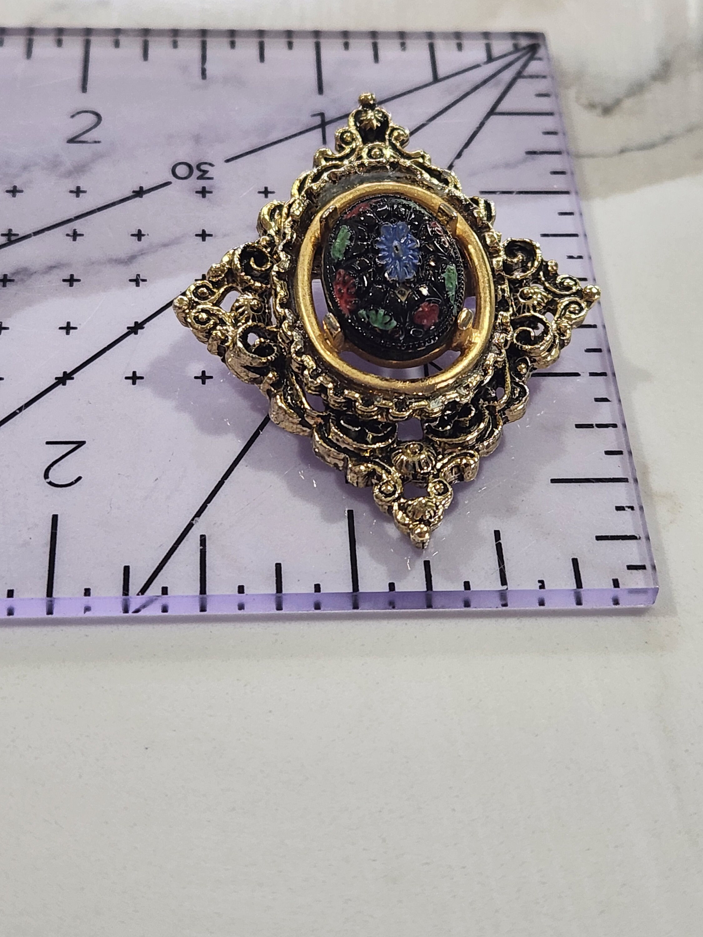 Vintage Signed Sarah Coventry Pin Brooch Pendant - Etsy