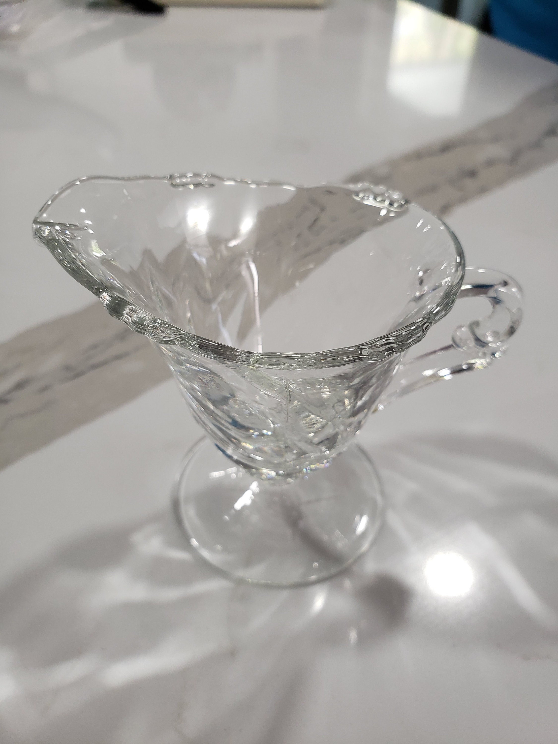 1940's Heisey Waverly Cream & Sugar Set - Etsy