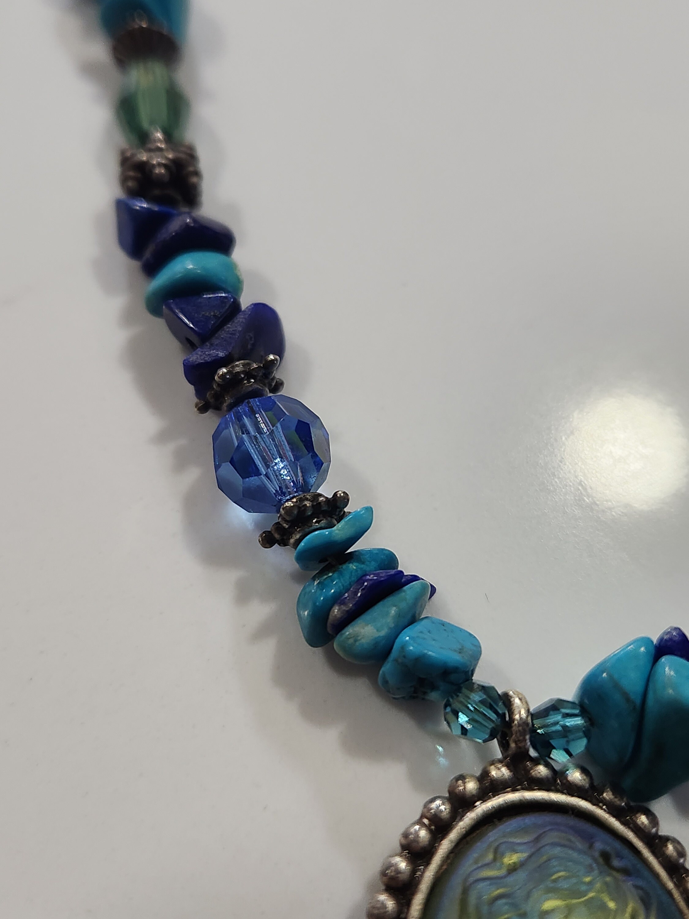 Kirks Folly Lorelei Mermaid Necklace Pendant With Turquoise and Lapis ...