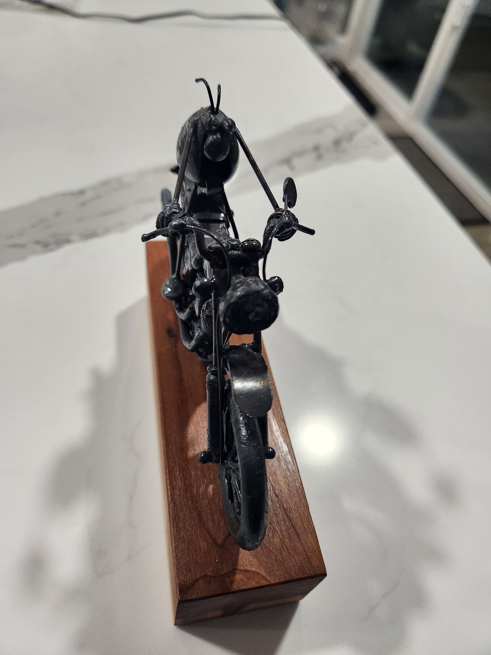 Vintage 1981 Greg Quayle Original Flea Quayle Metal Sculpture Flea on ...