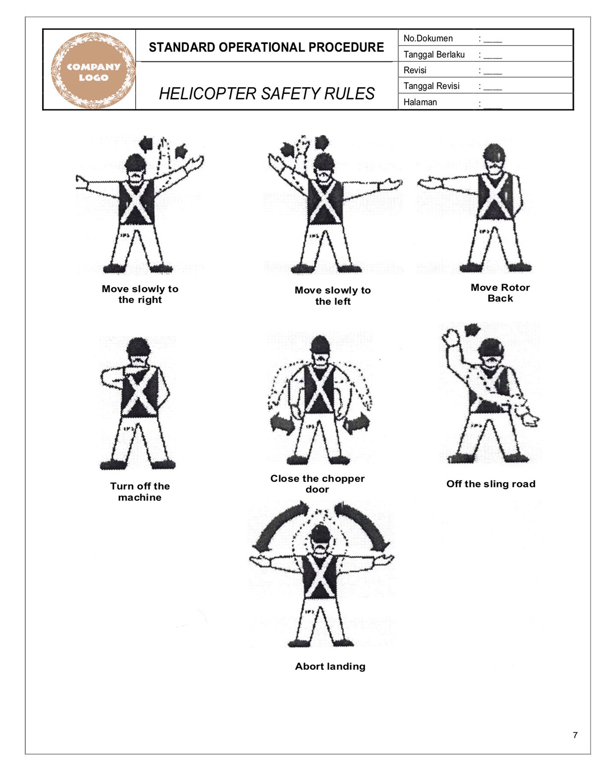 Standard Operational Procedure of Helicopter, Chopper Safety Rules ...