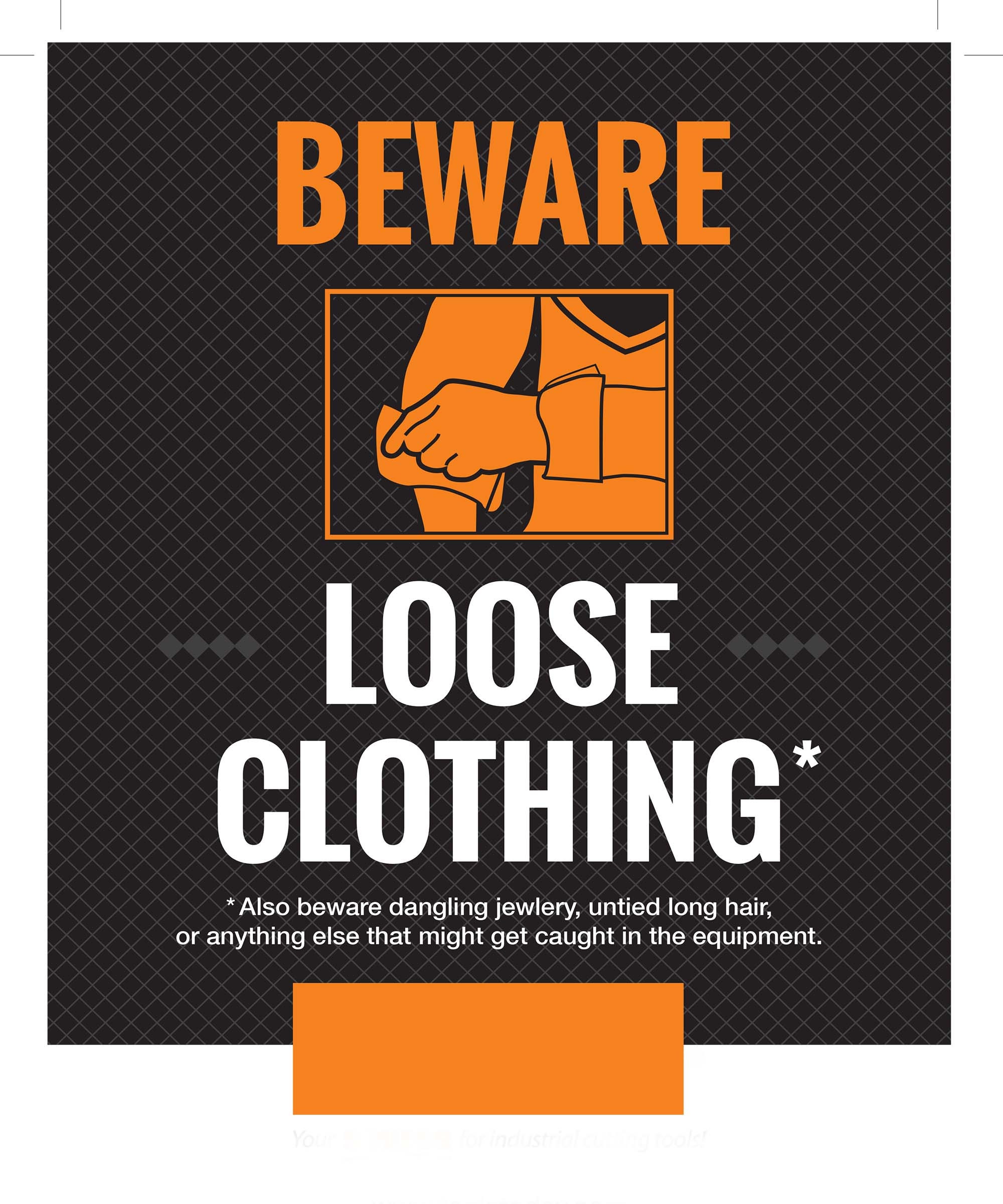6 Safety Poster Design With Black and Highlight Background # ...