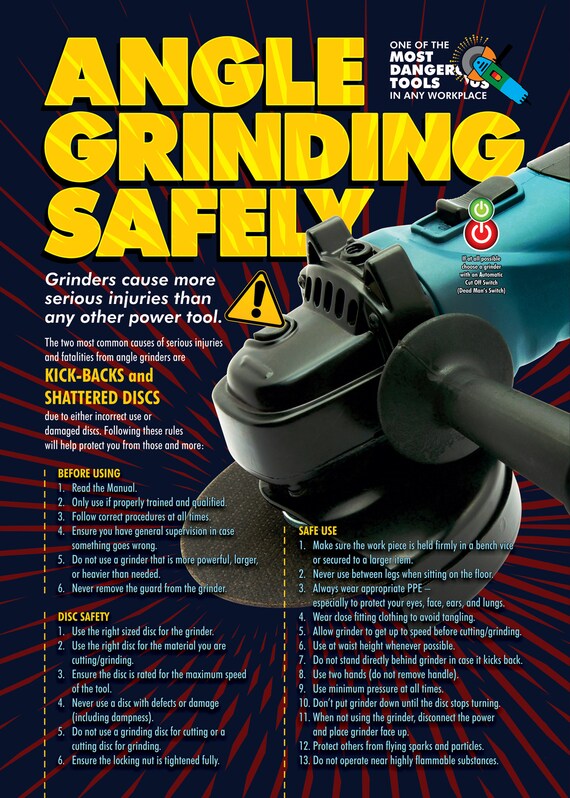Bench Grinder Safety Poster | atelier-yuwa.ciao.jp