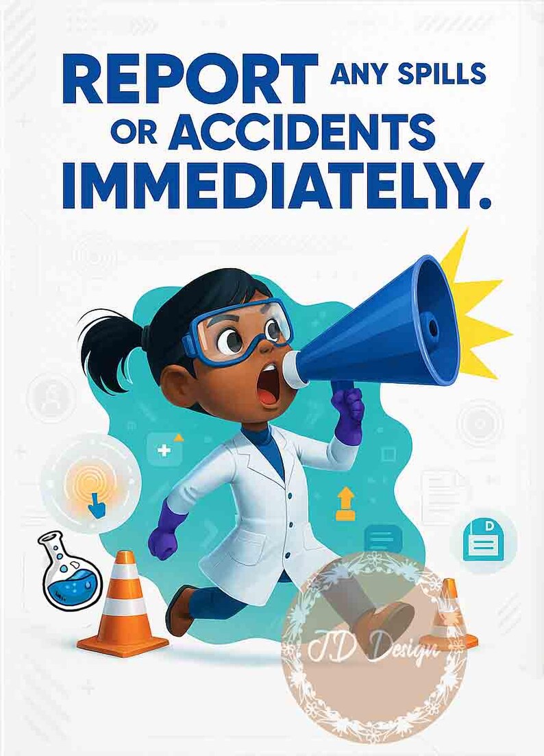 8 Designs of Laboratorium Safety Poster #laboratorium #teacher - Etsy