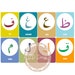 Printable Arabic Letter Flashcard, Montessori, Visual Simulation Letter ...