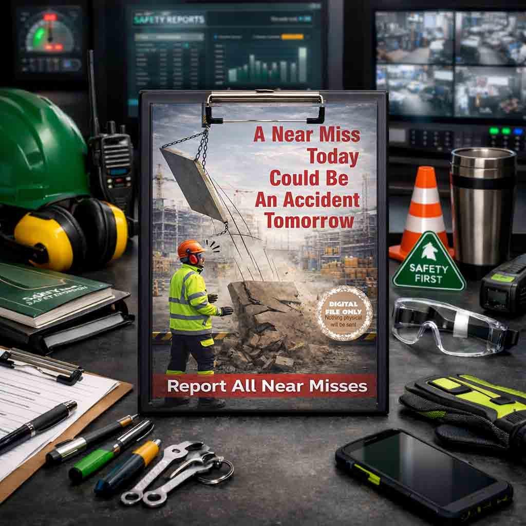Report All Near Misses - A Near Miss Today Could Be an Accident ...