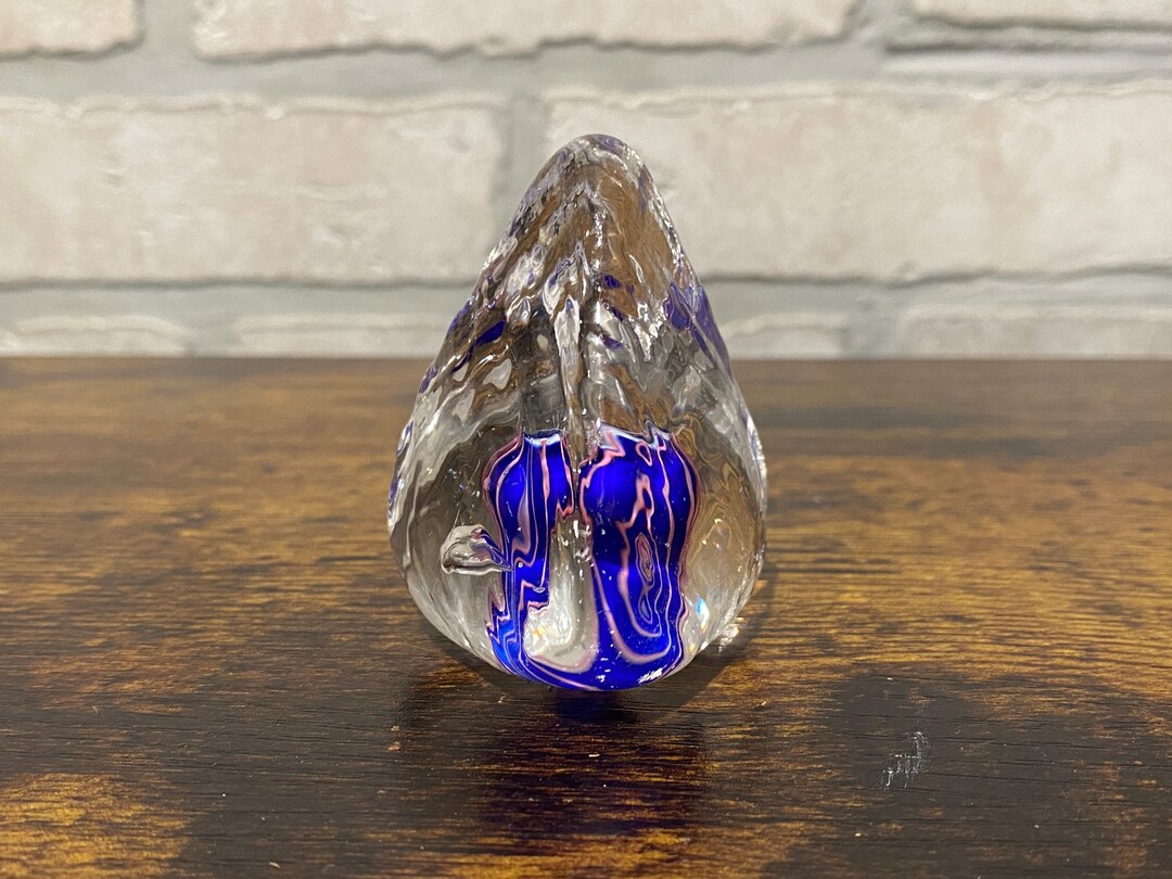 Vintage Schmidt/rhea Paperweight, Triangle Paperweight, Trinket, Knick ...