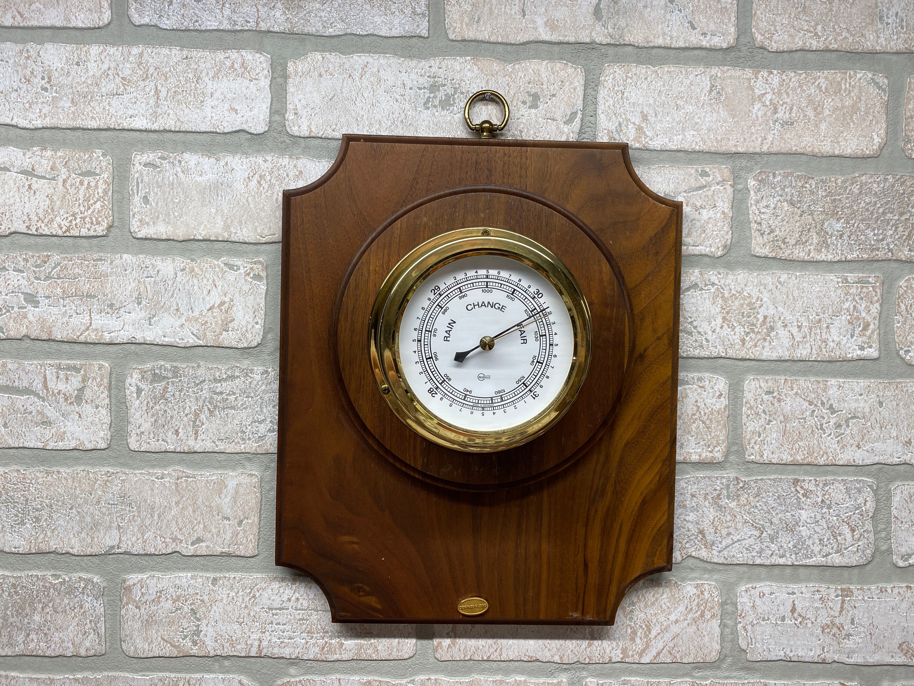 Vintage Large Barometer, Home Decor, Wall Hanging, MCM, Midcentury ...