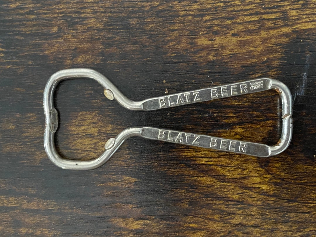 Vintage Blatz Beer Bottle Opener, Vintage Barware, Man Cave, Blatz Beer ...