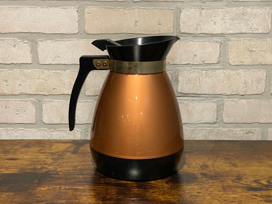 Copper Colored Coffee Pitcher, Carafe, Serving Pitcher, Serving - Etsy