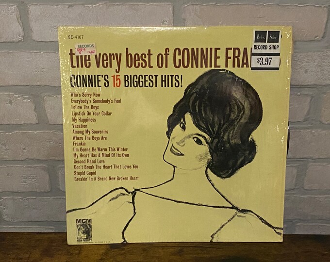 The Very Best of Connie Francis, Connie’s 15 Biggest Hits, MGM Records ...