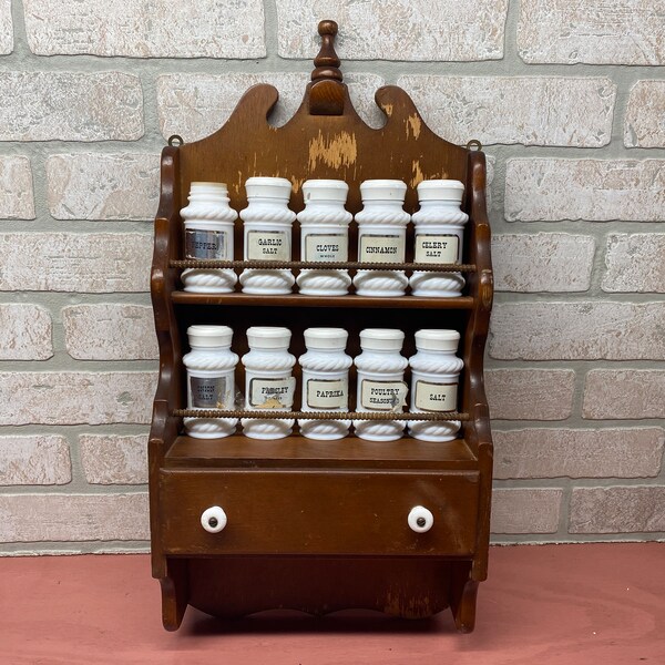 Vintage Spice Rack - Etsy