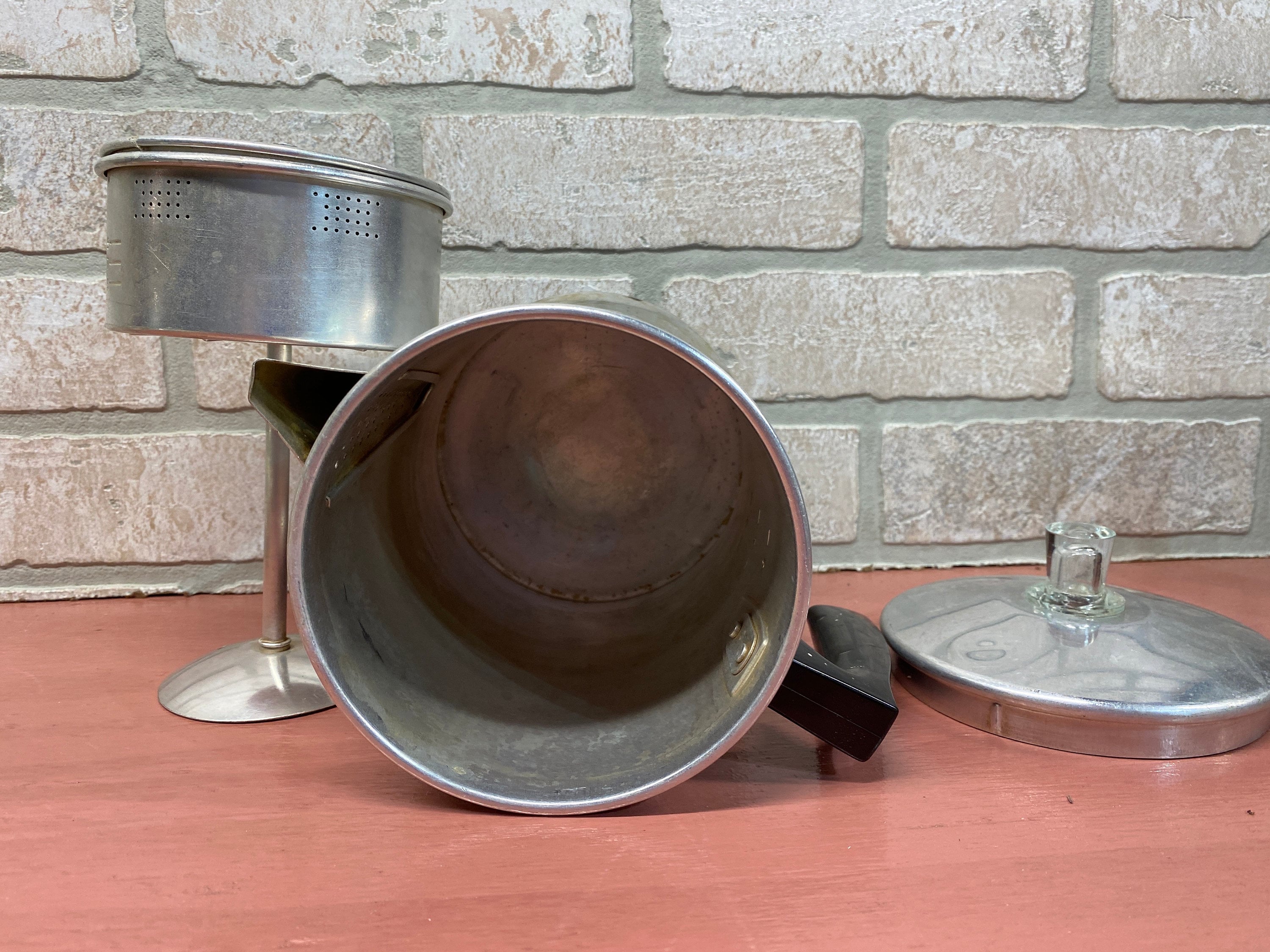 Vintage 5 Piece Percolator Coffee Maker - Etsy