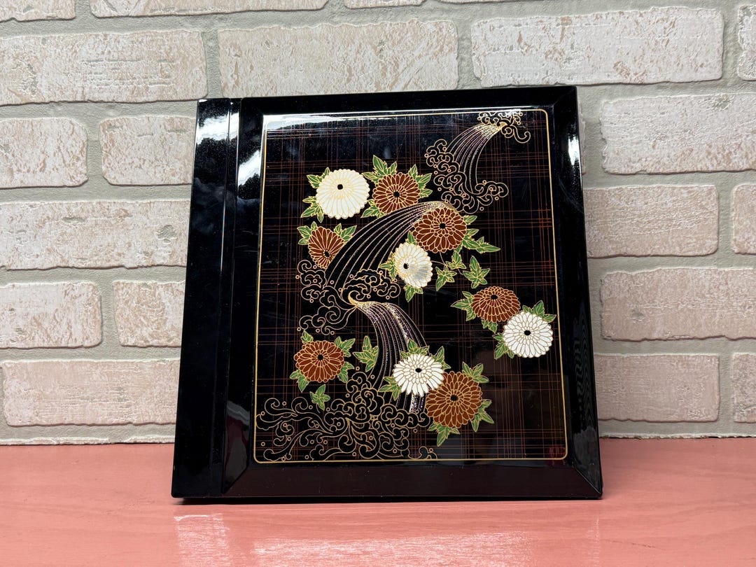 Vintage Photo Album, Black Floral Photo Album, Collectible, Photography ...