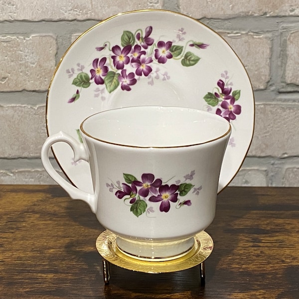 Violet Tea Cup - Etsy