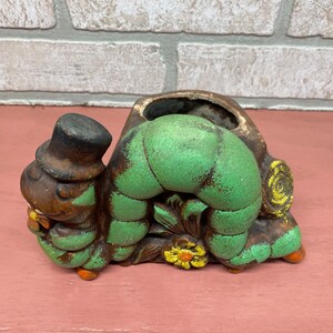 Vintage Caterpillar Indoor Planter, Indoor Plant Pot - Etsy