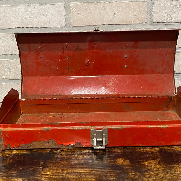 Vintage Tool Box - Etsy