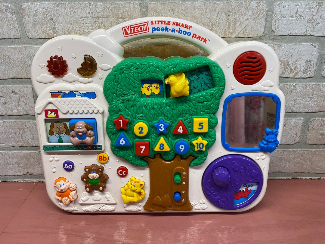 V-tech Little Smart Peek A Boo Park, Crib Toy, Interactive Toy, Baby ...