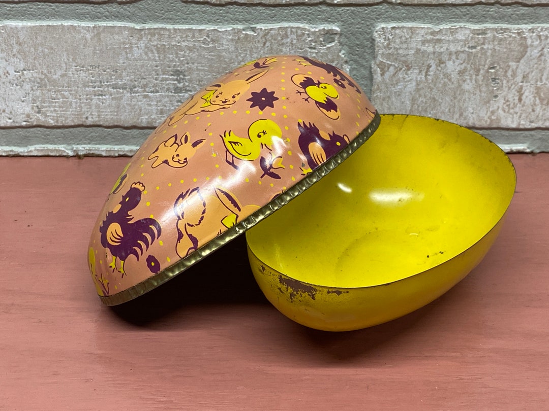 Vintage Metal Egg, Easter Egg, Easter Decor - Etsy