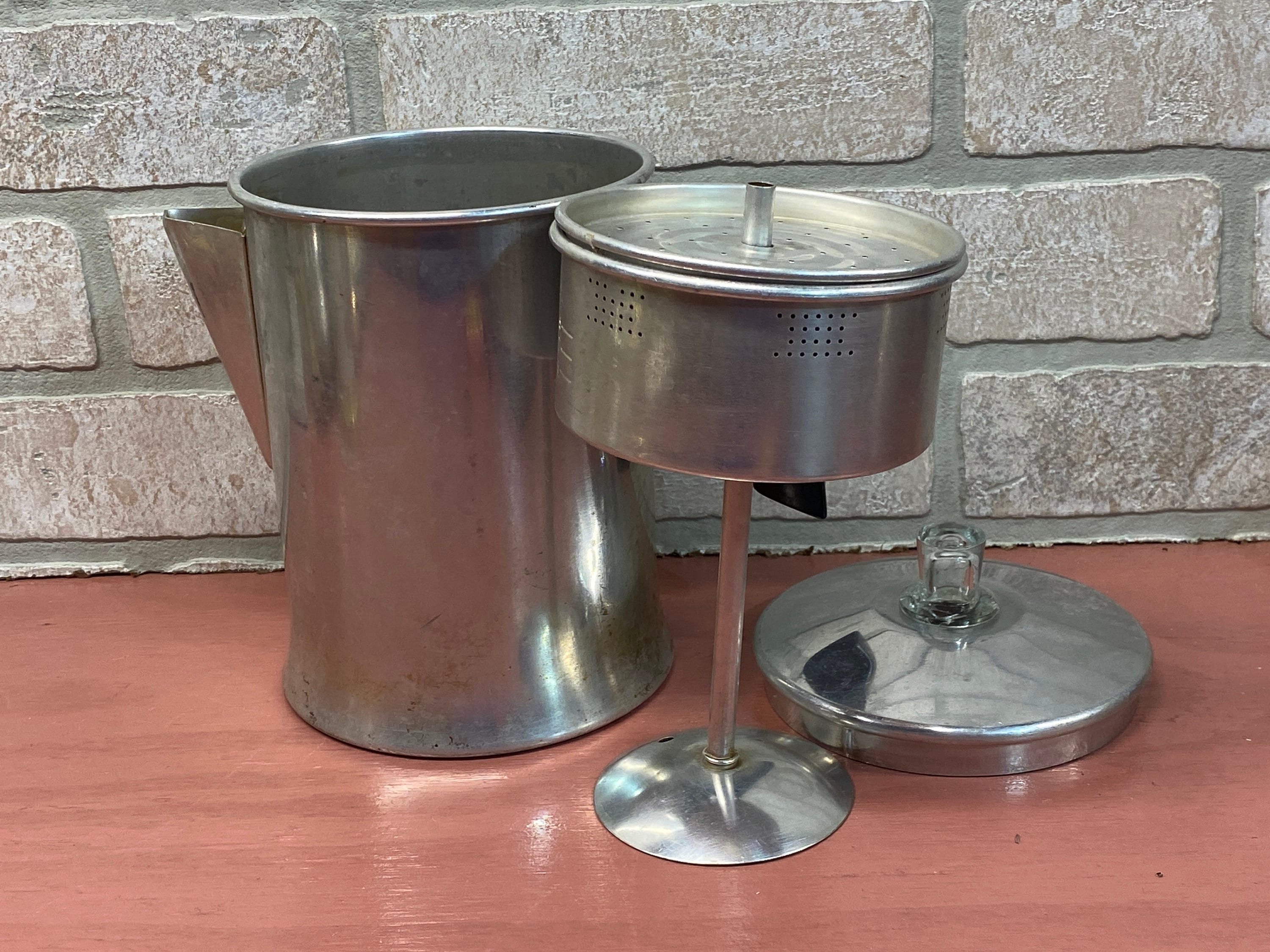 Vintage 5 Piece Percolator Coffee Maker - Etsy