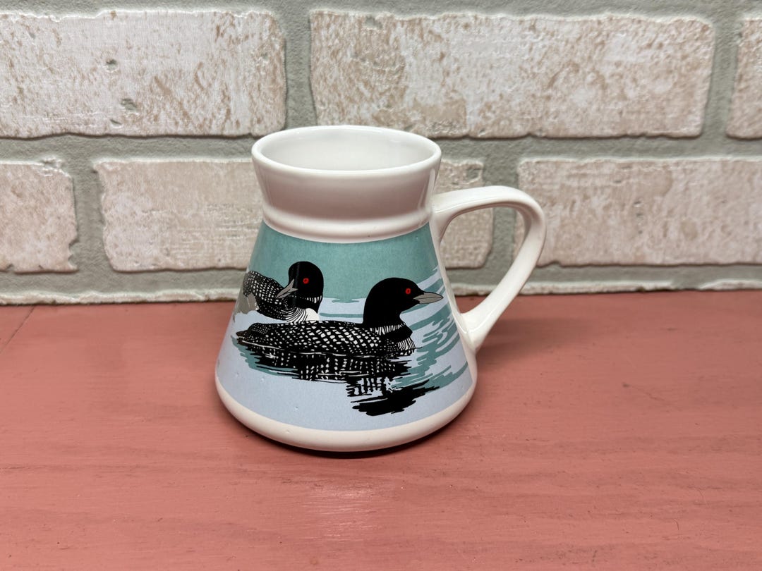 Loon Coffee Mug, Collectible Loon Mug, Coffee Cup, Cottage, up North ...