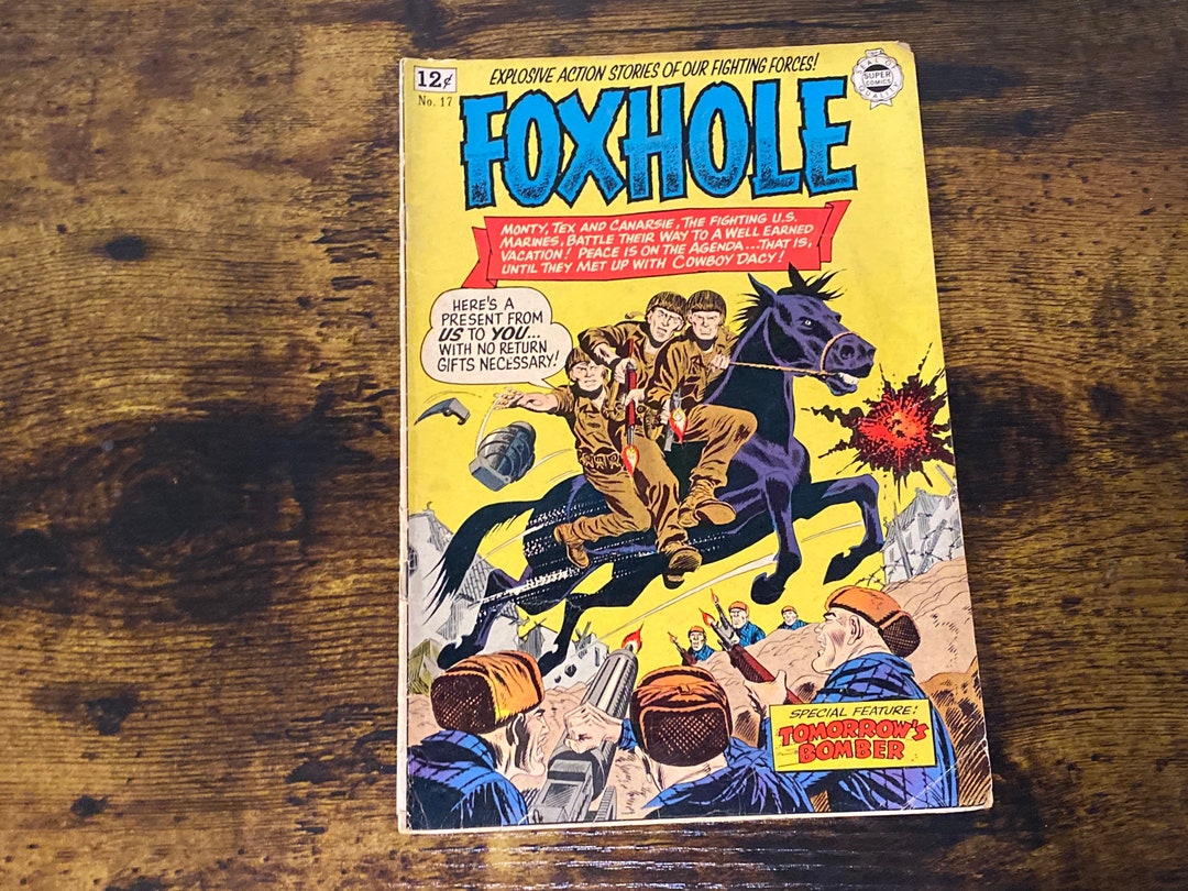Foxhole Vintage Comic Book, Graphic Novel, Tomorrow’s Bomber, Graphic ...