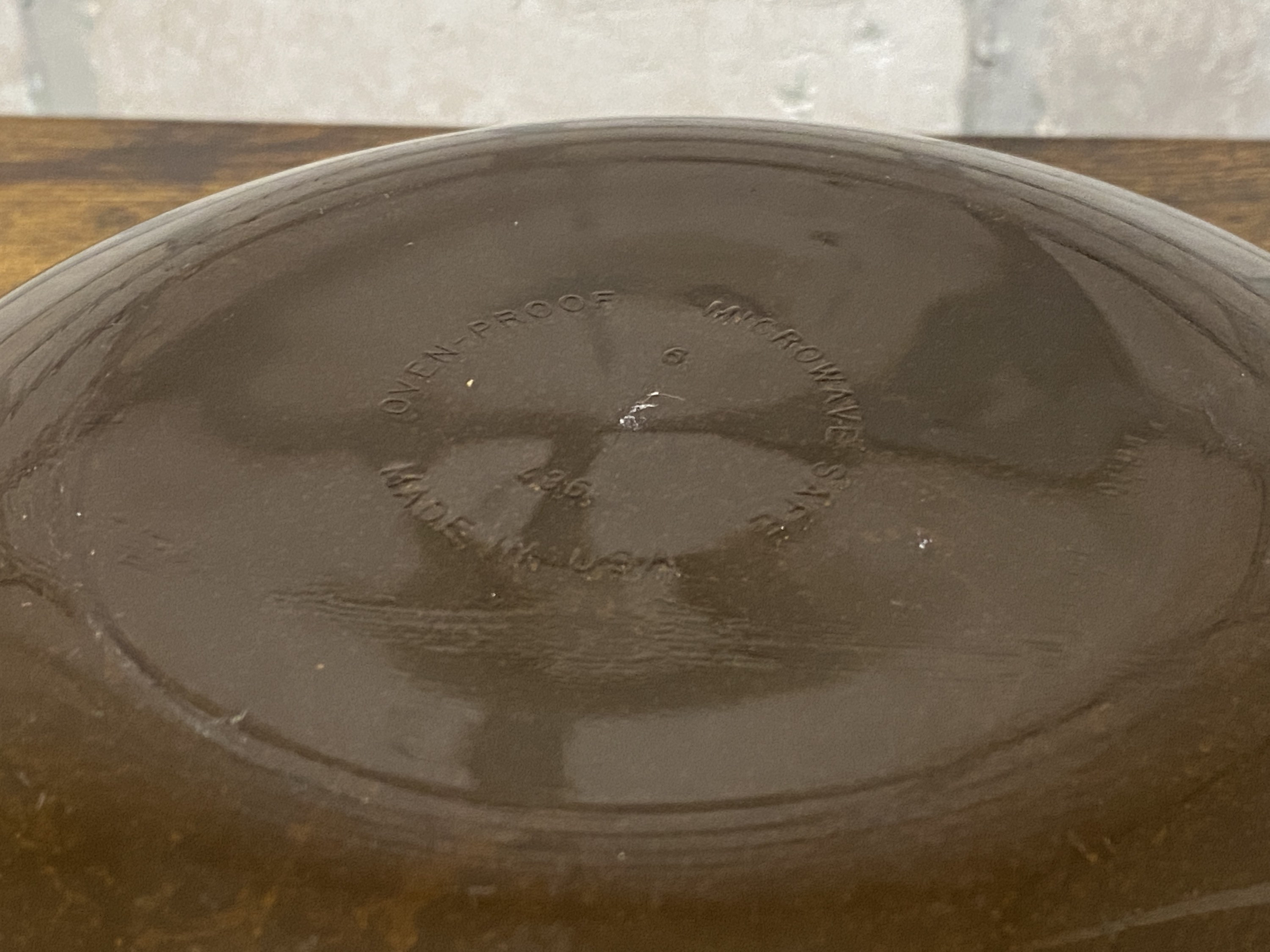 Vintage Dark Brown Casserole Dish With Floral Pattern Oven - Etsy