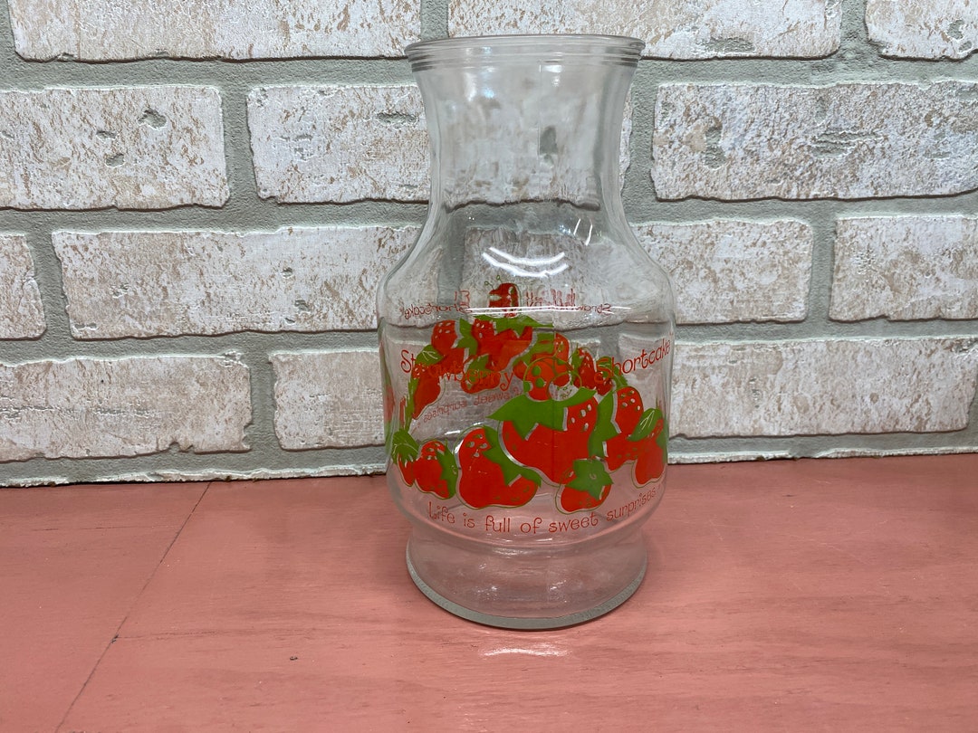 Vintage Strawberry Shortcake Drink Pitcher, Vintage Kitchen - Etsy