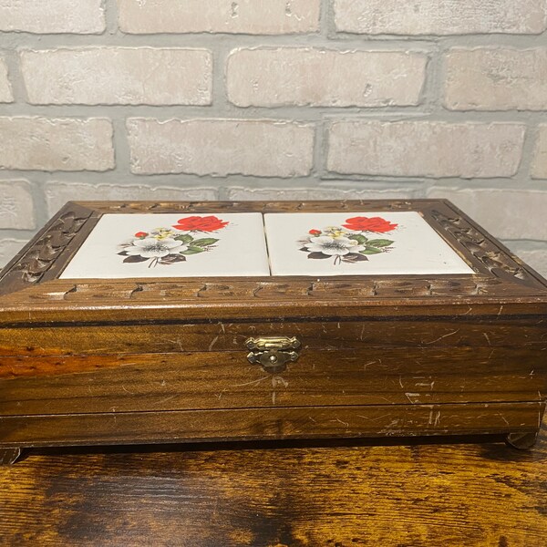 Wooden Postcard Box - Etsy