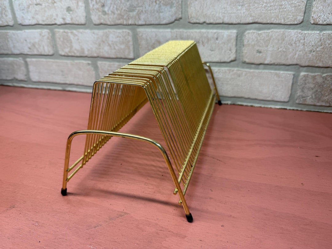 Record Rack, Vintage Record Holder, Music Accessories, Home Decor ...
