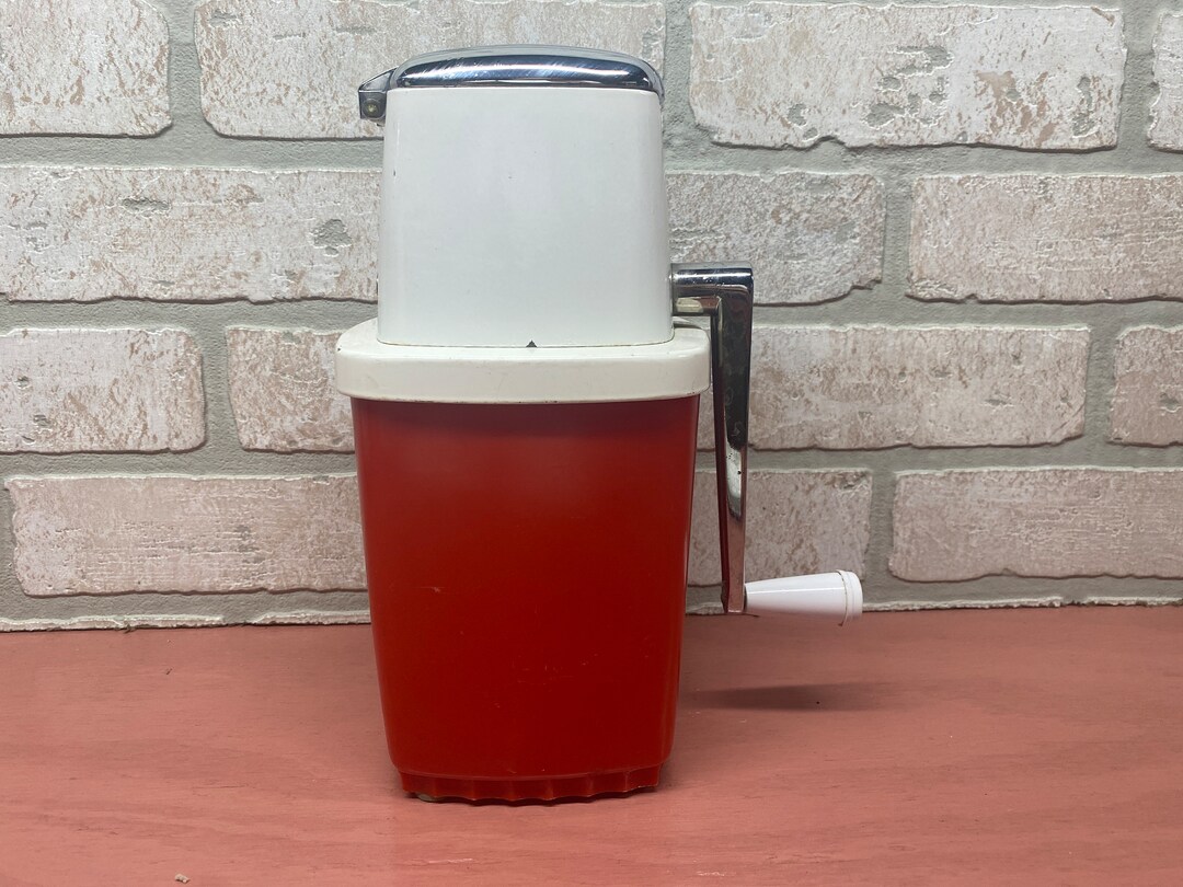 Vintage Red Swing A Way Ice Crusher, Bar Accessory, Bar Decor, Vintage ...