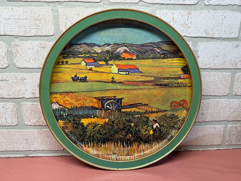 Vincent Van Gogh Tray, Detail From "landscape With Vegetable Garder ...