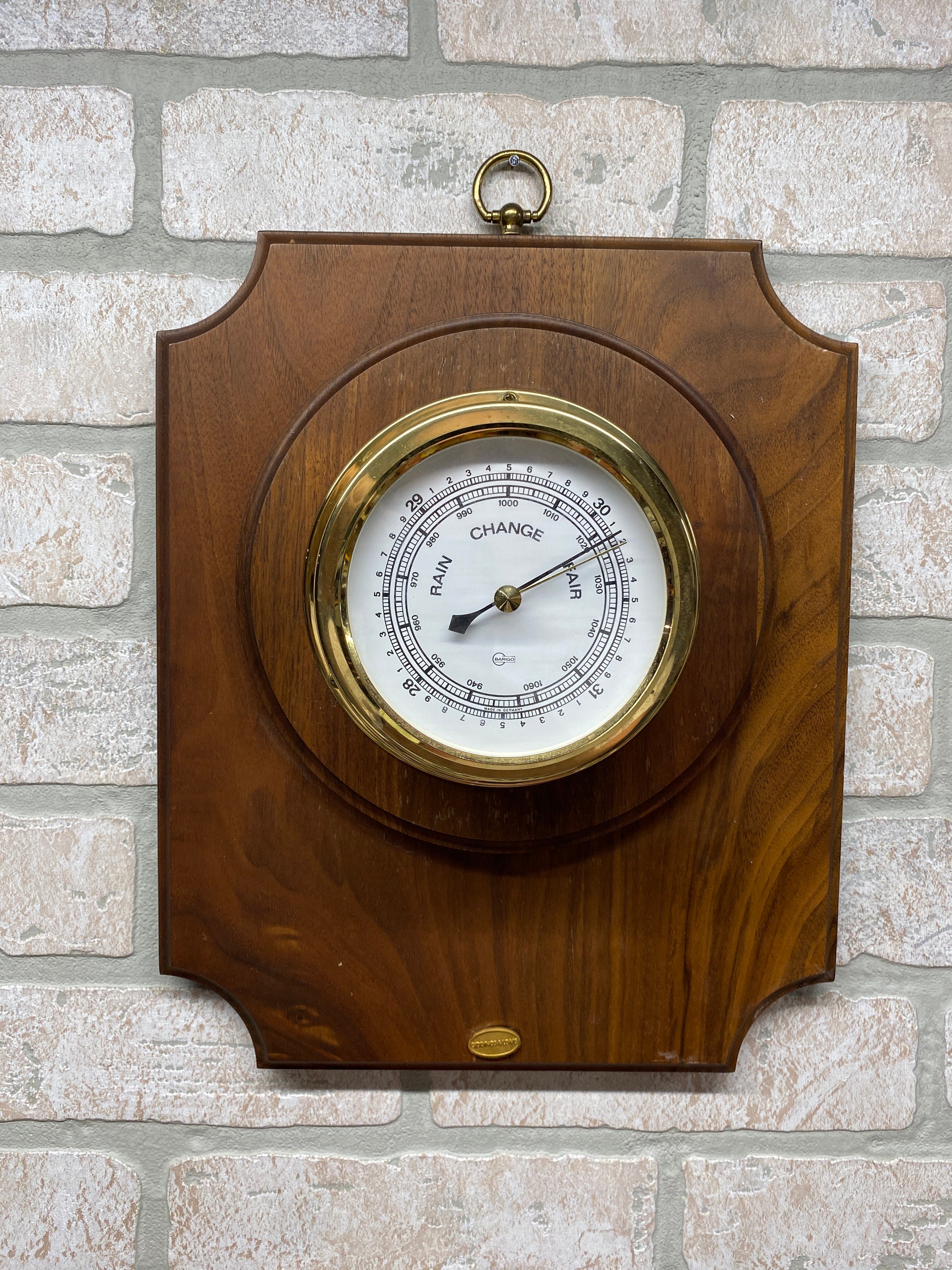 Vintage Large Barometer, Home Decor, Wall Hanging, MCM, Midcentury ...